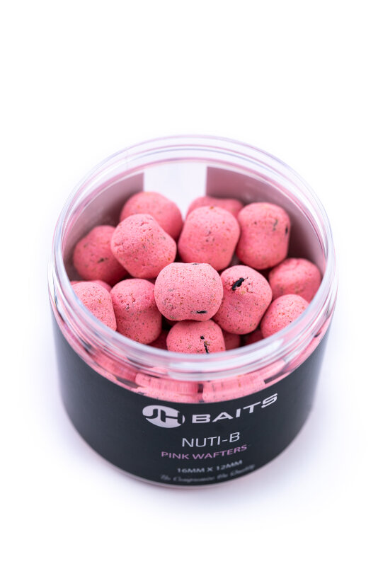 Nuti-B 15x11mm Washed Out Pink Dumbell Wafters, 8,90
